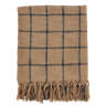 Saro Sevan Checkered Cotton Throw & Reviews | Wayfair